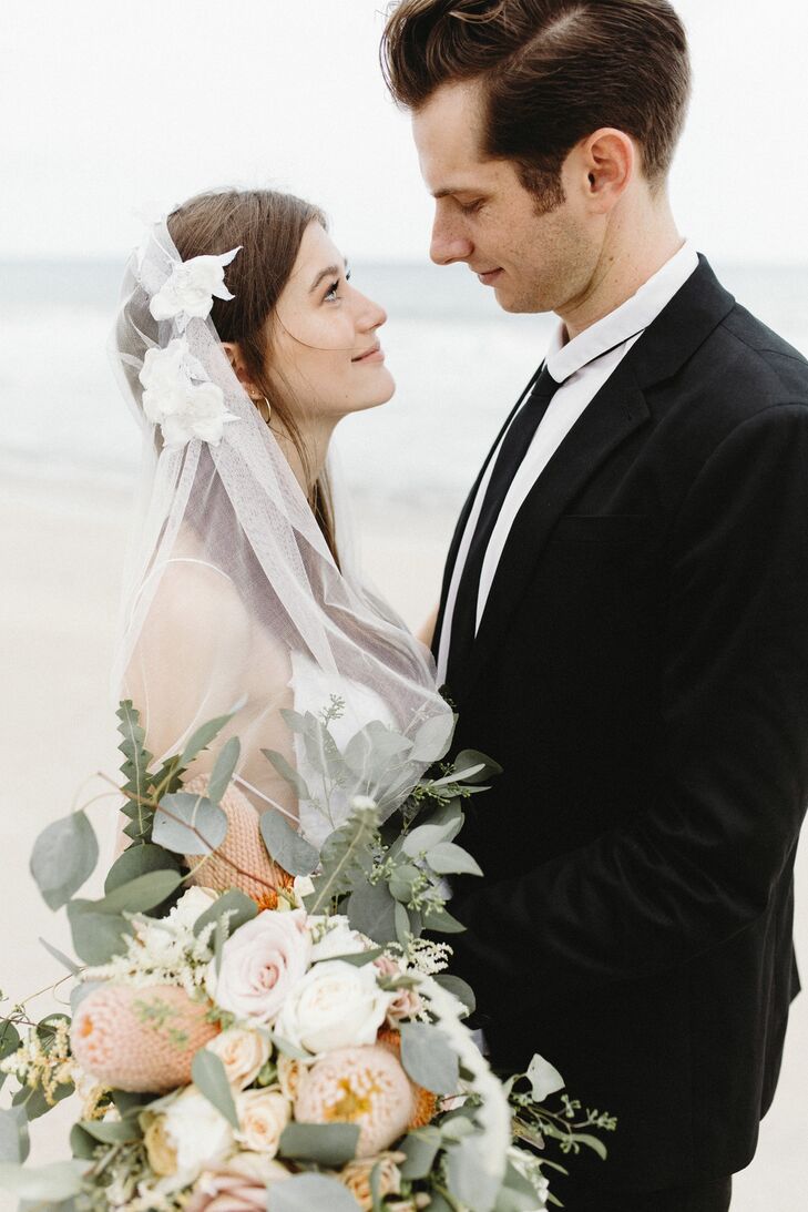 Up Close with the Bride and Groom