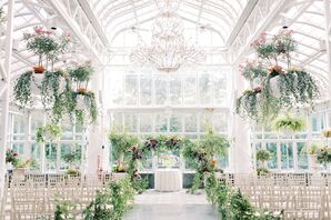 Greenhouse Wedding Reception Decor