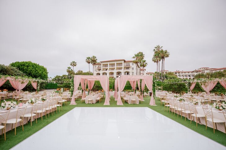 White Dance Floor at the Waldorf Astoria in Dana Point, California