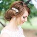 Airy Updo with Retro Crystal Barrette