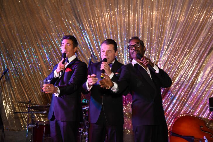 Trio of Singers in Tuxedos