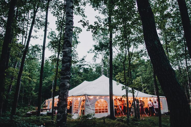 Wedding Tent at Night