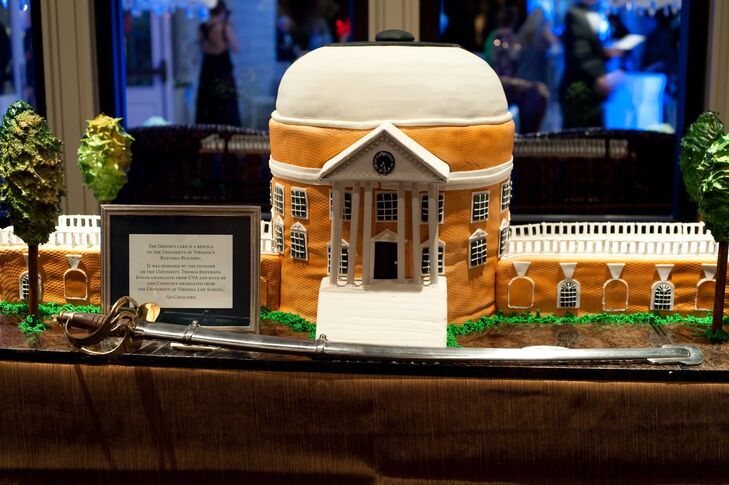 University of Virginia Rotunda Building Cake