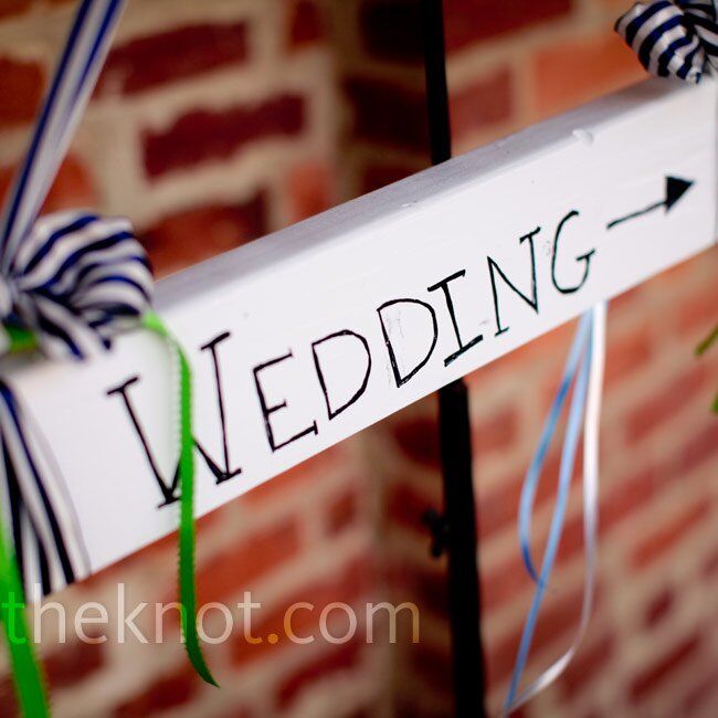 Hand-Painted Wedding Sign